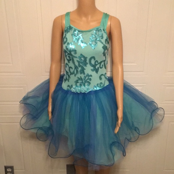 Other | Weismann Balletdance Triple Layered Leotard Tutu Cross Back ...